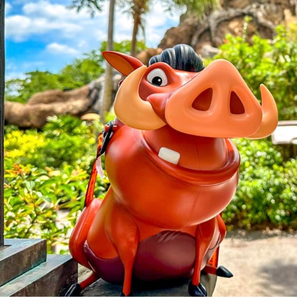 Disney | Kitchen | Disney 223 Animal Kingdom 25th Anniv Pumba Popcorn ...